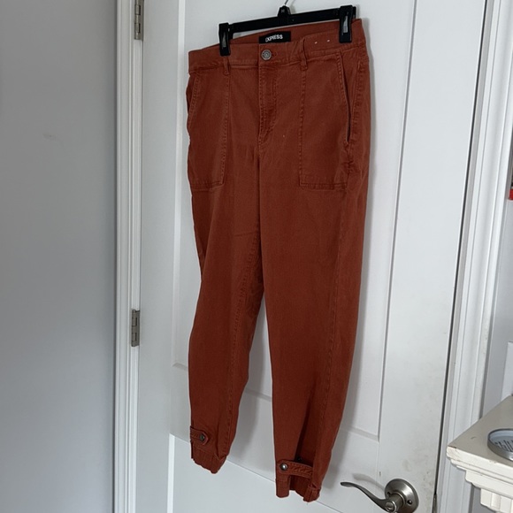 Express | Pants & Jumpsuits | Express Burnt Orange Cargo Pants | Poshmark